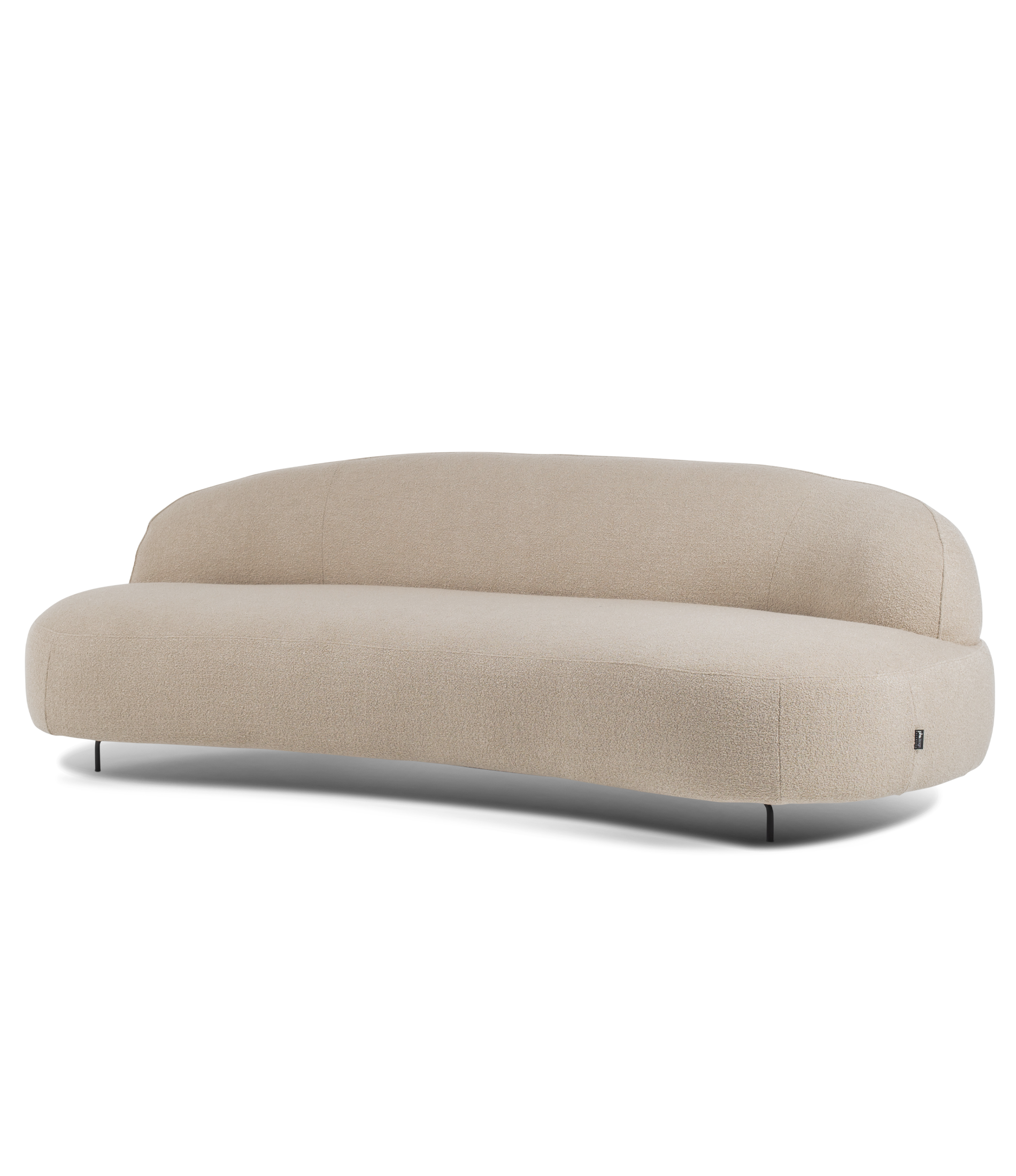 Aria 3 seater sofa in gianni sand fabric - Pilma - Interior design and ...