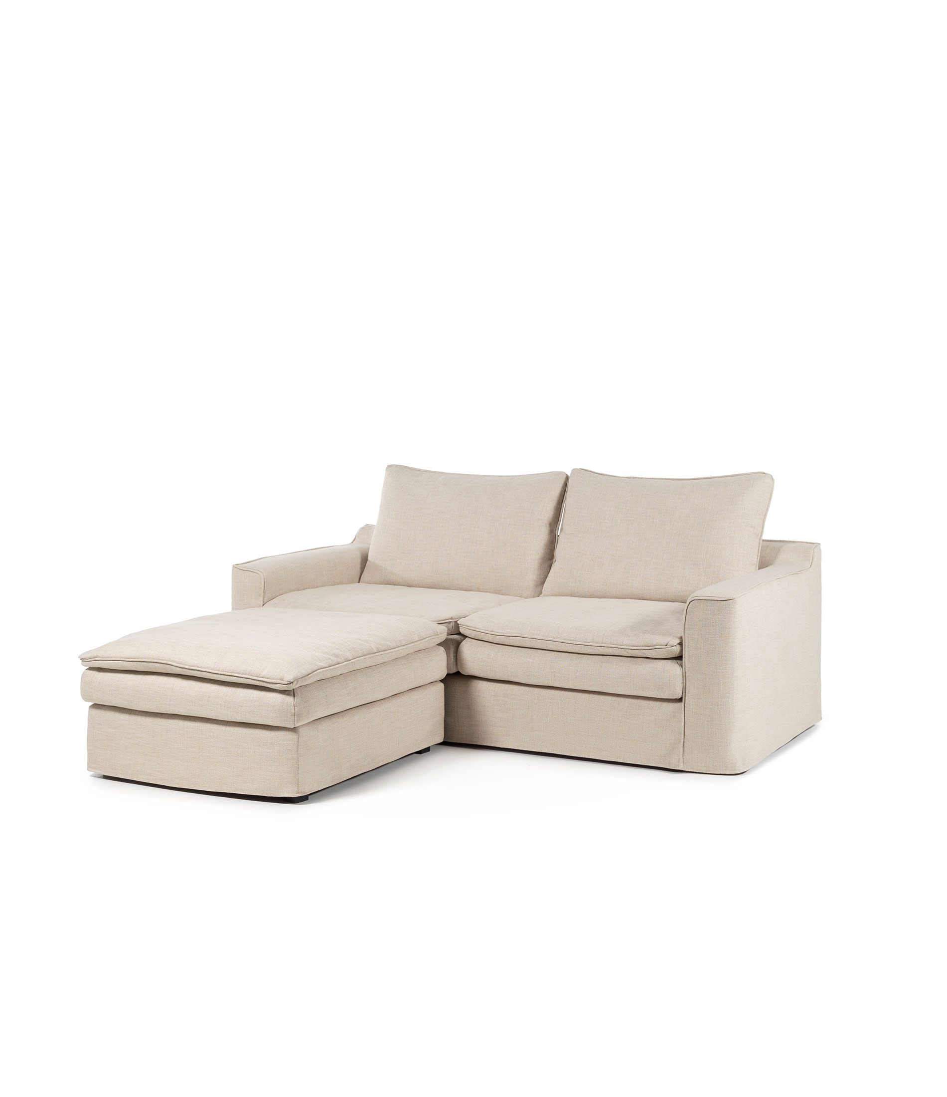 Kibo sofa 2-3 seater bardot nature - Pilma - Interior design and decoration furniture