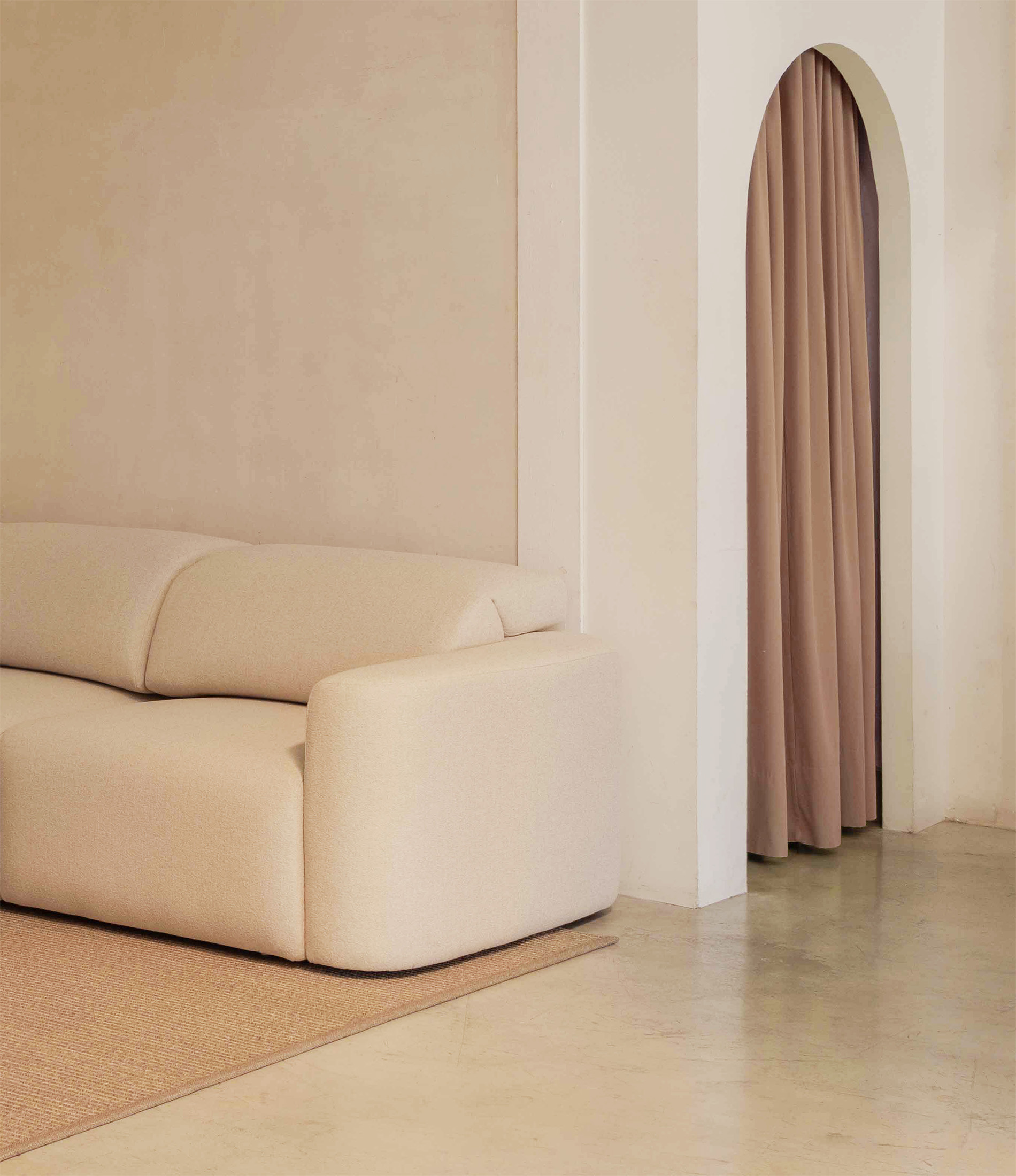 Sofà Yute 2 - 3 - 4 places amb seients i respatller multiposició ...